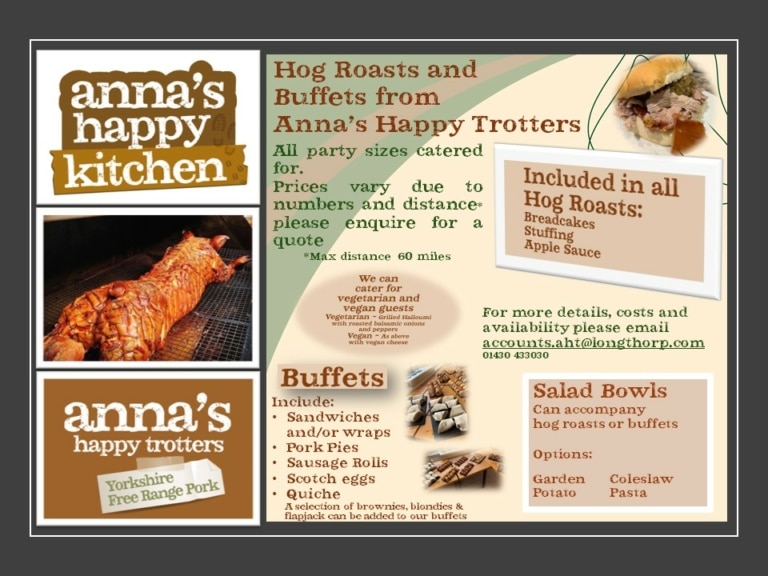 Hog-Roast - Anna's Happy Trotter